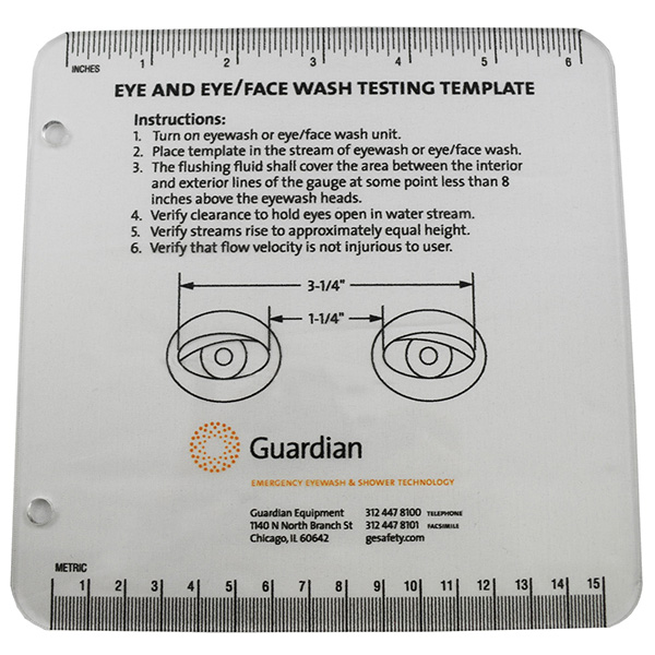 Eye and Facewash Testing Template - pH7 - Neutralising Hazards