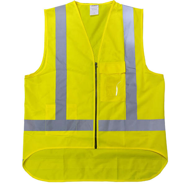 High Visibility TTMC Vests - Yellow - X Back - pH7 - Neutralising Hazards