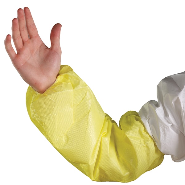 AlphaTec® 3000 Sleeve Covers - Yellow - pH7 - Neutralising Hazards