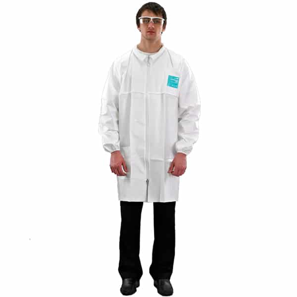AlphaTec® Lab Coat - White - pH7 - Neutralising Hazards