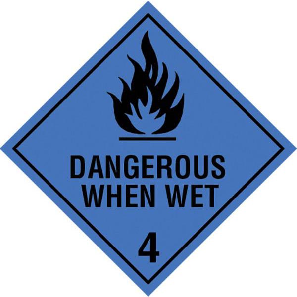 DG Diamond - Class 4.3 Dangerous When Wet - pH7 - Neutralising Hazards DG Diamond - Class 4.3 Dangerous When Wet - pH7 - Neutralising Hazards
