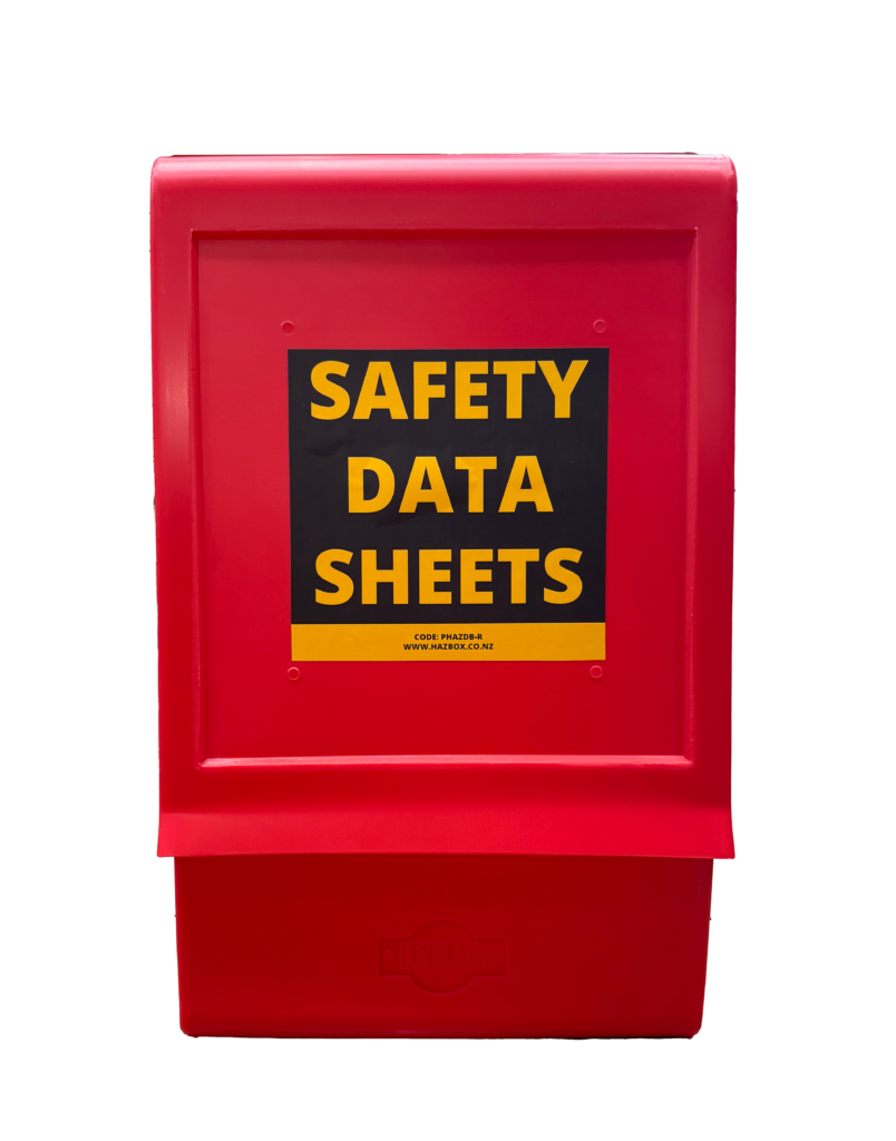 SDS Outdoor Document Box - Red - pH7 - Neutralising Hazards