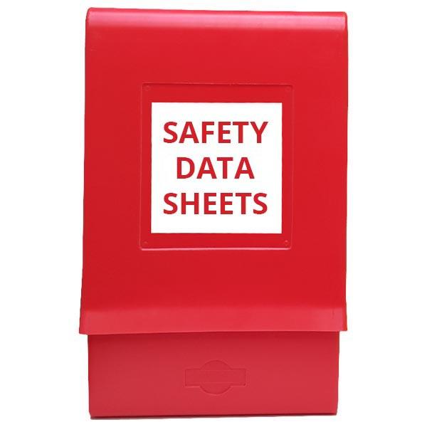 SDS Outdoor Document Box - Red - pH7 - Neutralising Hazards