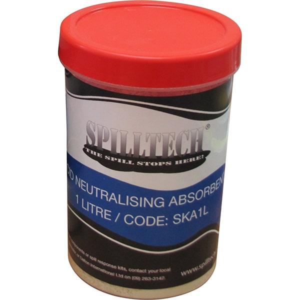 SpillTech® Acid Neutralising Absorbent - 1L - pH7 - Neutralising Hazards