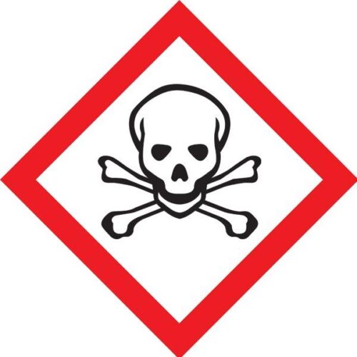 DG Diamond - Class 6 Toxic Pictogram (GHS) - pH7 - Neutralising Hazards