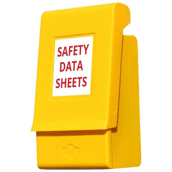 SDS Outdoor Document Box - Yellow - pH7 - Neutralising Hazards