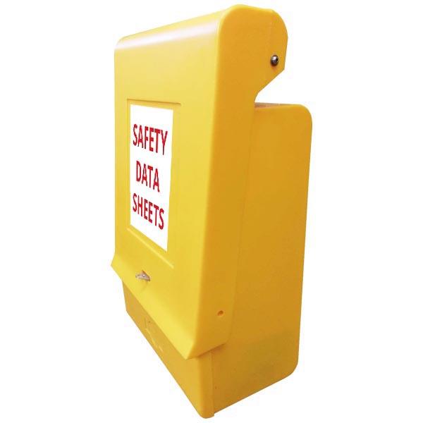 SDS Outdoor Document Locked Box - Yellow - pH7 - Neutralising Hazards
