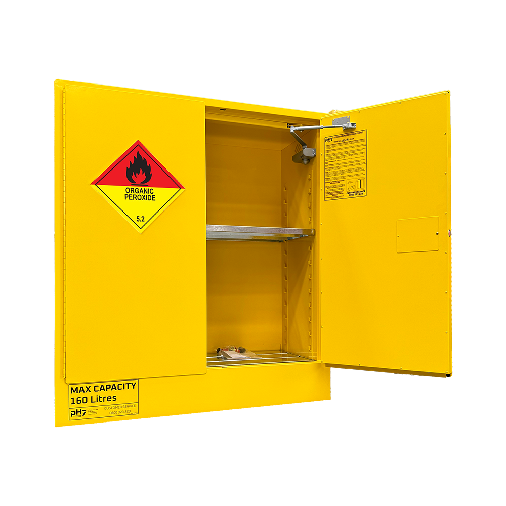 Organic Peroxide Cabinet - 100L Oversize - pH7 - Neutralising Hazards