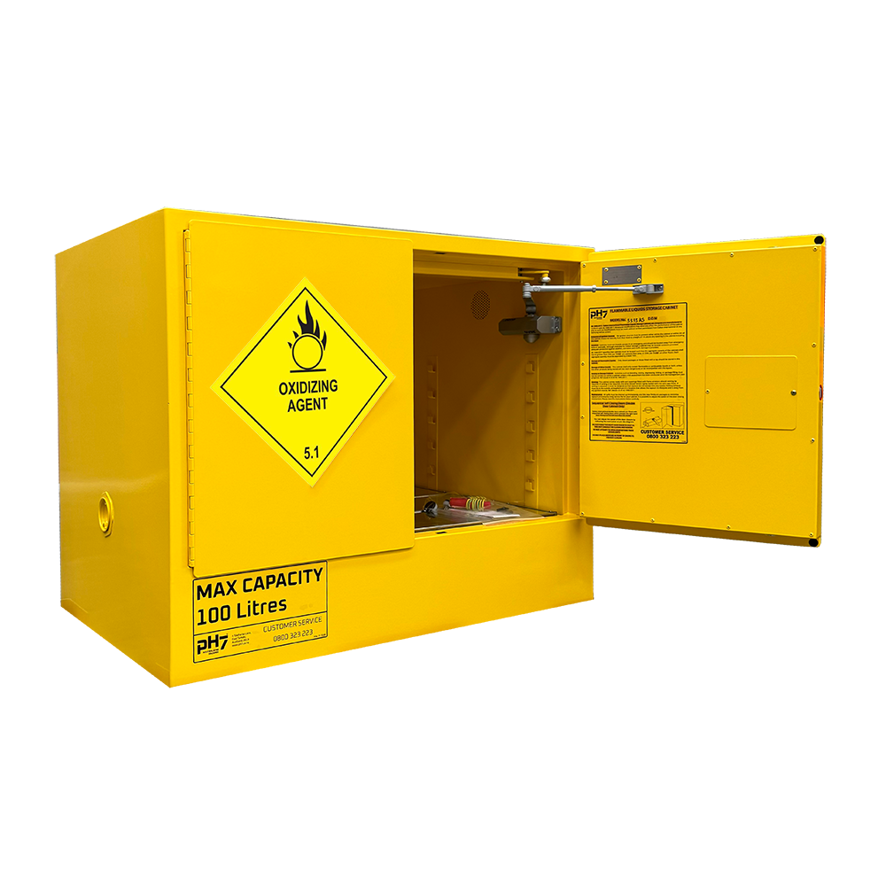 Oxidizing Agent Cabinet - 100L - pH7 - Neutralising Hazards