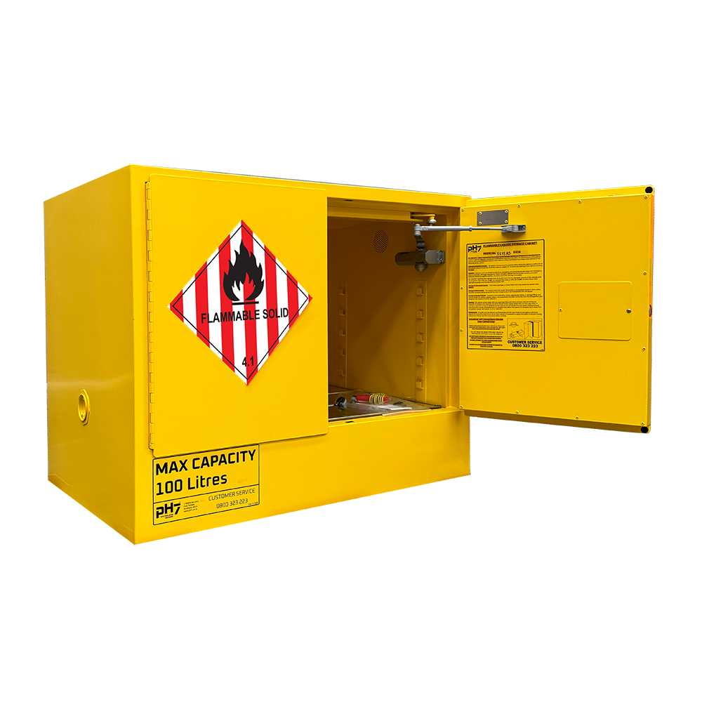 Class 4 Dangerous Goods Cabinet - 100L - pH7 - Neutralising Hazards