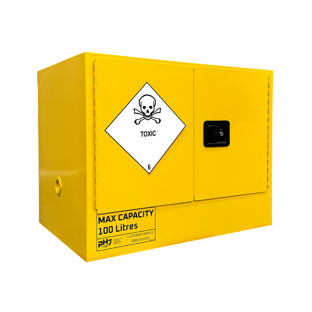 Toxic Storage Cabinets - 100L - pH7 - Neutralising Hazards