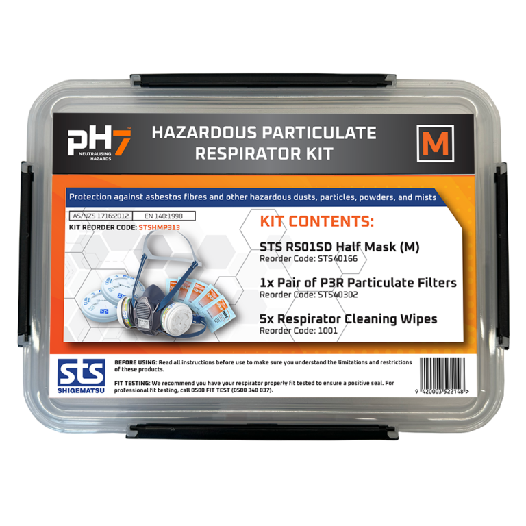 RS01SD Hazardous Particulates Respirator Kit - pH7 - Neutralising Hazards